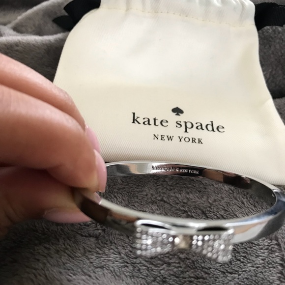 kate spade | Jewelry | Kate Spade Bow Bangle | Poshmark